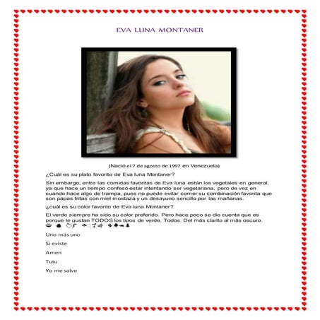 Eva luna montaner | DOCX