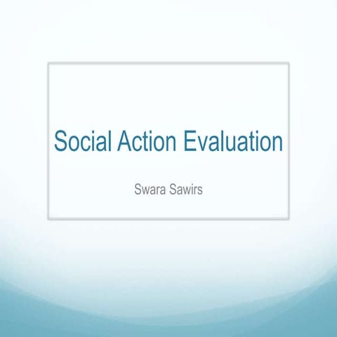 Social action campaign ideas | PPTX