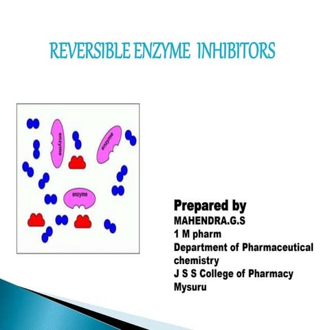 Enzyme inhibitors, reversible_and_irreversible | PPTX