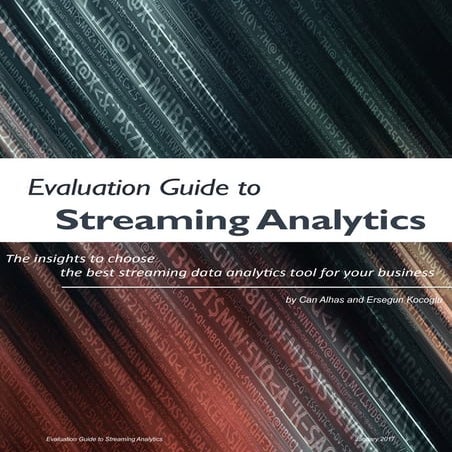 Evaluation guide to Streaming Analytics | PDF
