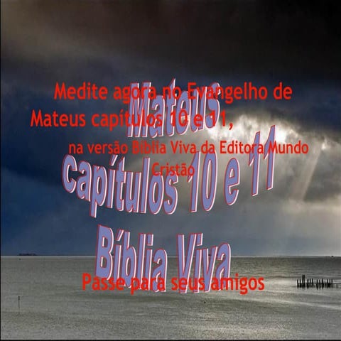 Evangelho de Mateus 3 | PPT