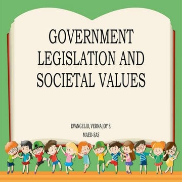 GOVERNMENT LEGISLATION AND SOCIETAL VALUES.pptx