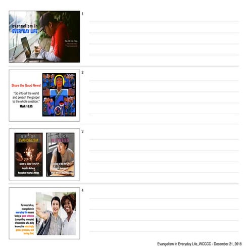 Evangelism in everyday life | PDF