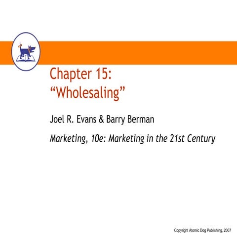 Marketing Chapter 15 | PPT