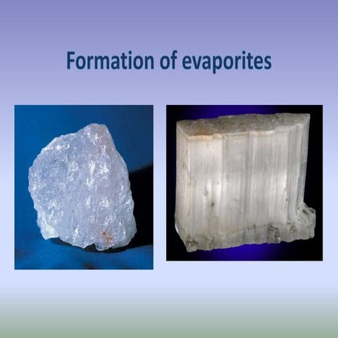 Evaporites | PPTX