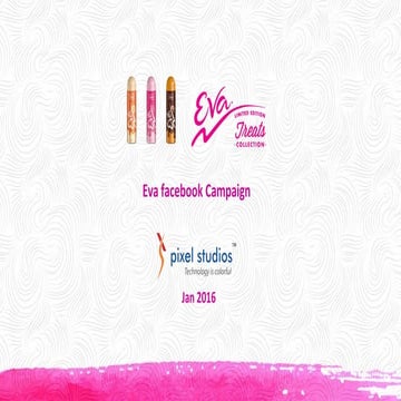 Eva Facebook Campaign by Pixel Studios ( Case Study ) | PPT
