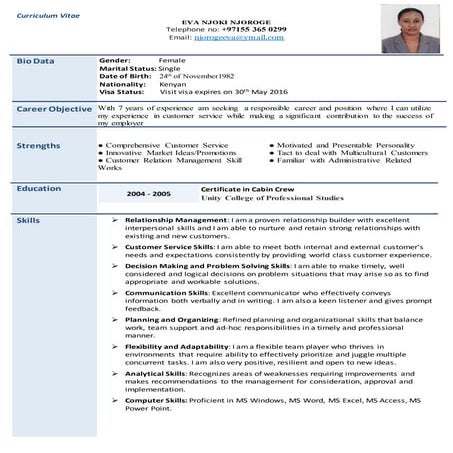 Eva resume | DOCX