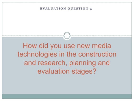 Media evaluation | PPT