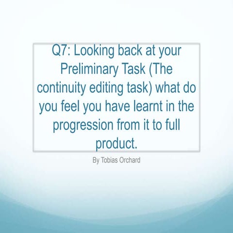 Evaluation Q7 | PPTX