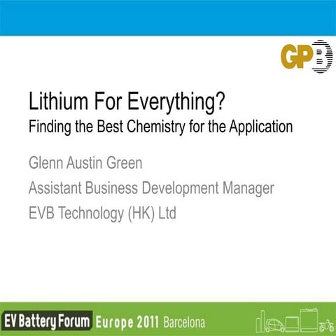 Lithium For Everything? | PDF