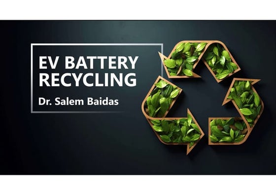 CIRCULAR BATTERY ECO SYSTEM – REUSE AND RECYCLE SCENARIOS OF COMMERCIAL ...