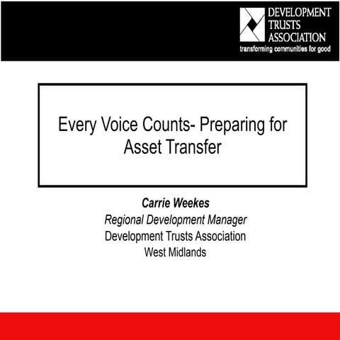 Preparing for Asset Transfer | PPT