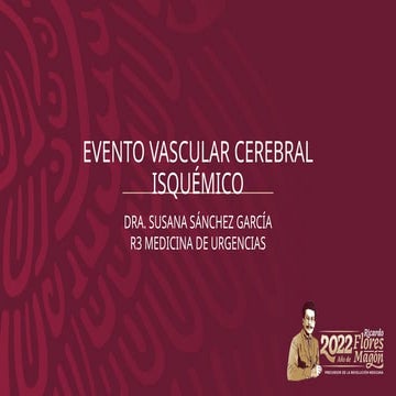 Evento vascular cerebral isquémico 1.pptx