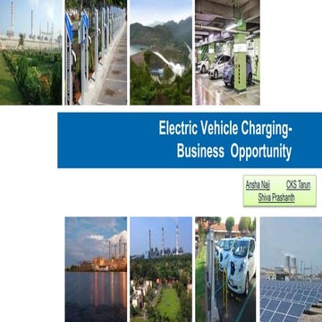 EV Charging - Business Opportunity for NTPC | PPTX