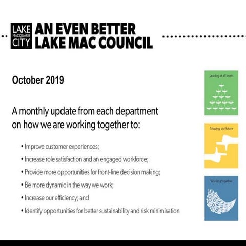 Even better departmental updates - october 2019 | PPTX | Developmental ...