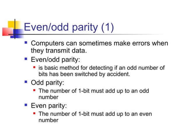 Parity Generator And Parity Checker