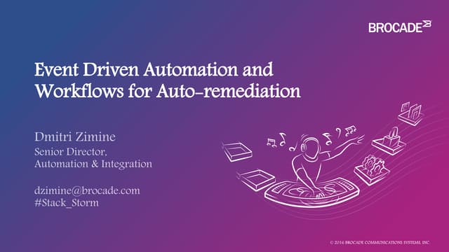 Event Driven Automation And Workflows Pptx Computing Technology