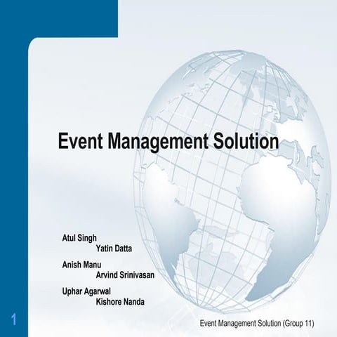 Event Management Solutions | PPT