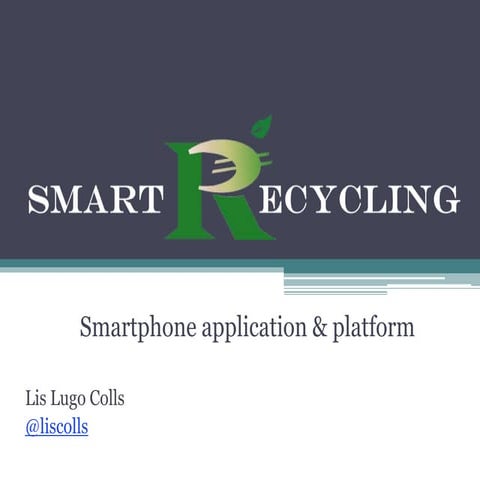 Smart Recycling app | PPTX