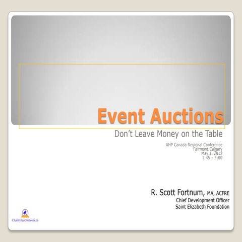 Event Auctions | PPT
