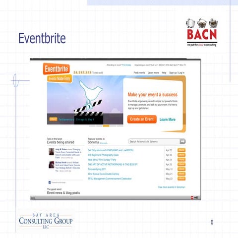 Eventbrite Presentation for BACN | PDF
