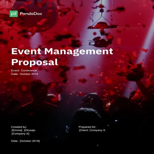 Event business proposal sample | PDF