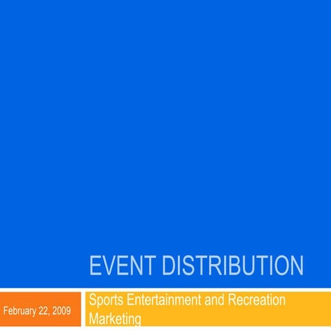 Event Distribution | PPT