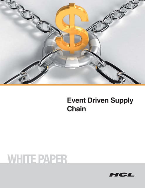 Hclt Whitepaper Event Driven Supply Chain Pdf 1117