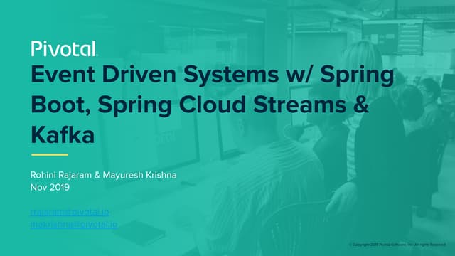 Event Driven Systems With Spring Boot Spring Cloud Streams And Kafka Ppt 5278