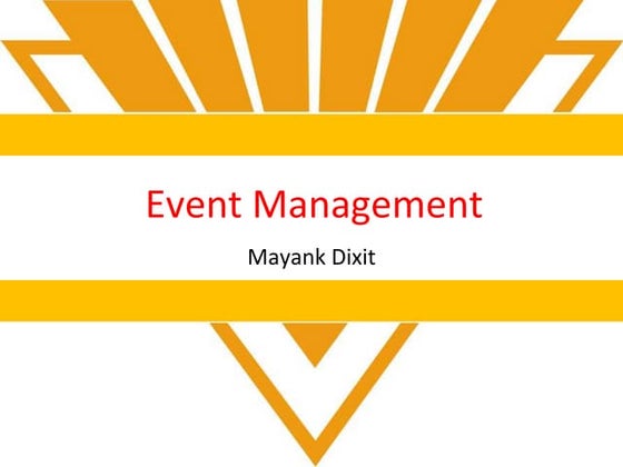 Online event management system | PPT