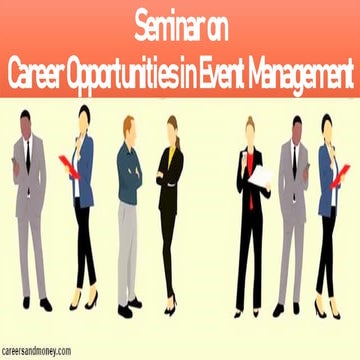 Career Opportunities in Event management | PPT