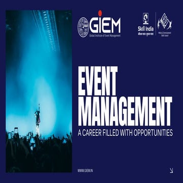 Event Management Career Program by Global Institute of Event Management ...