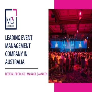 Brisbane Event Agency - Elevating Occasions with Creative Expertise | PPT