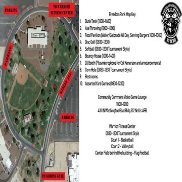 Event Map/Times - 57 MXG Commander's Cup.pptx