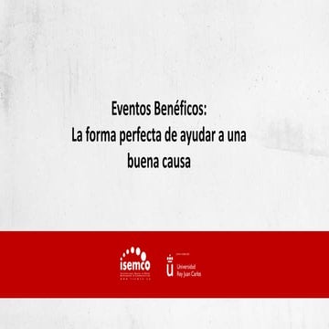 Eventos benéficos | PPTX