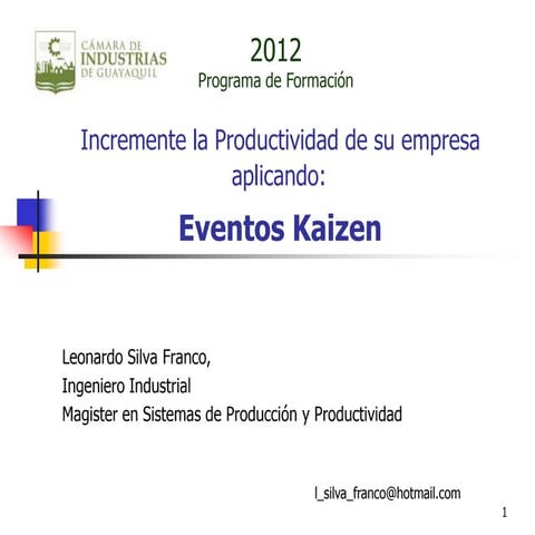 METODO KAIZEN RESUMIDO EN UNA PRESENTACION | PPTX