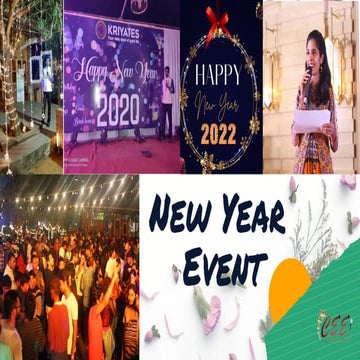 Event Plan for New Year Party Events 2023_Male Emcee Thamizharasan RK | PPT