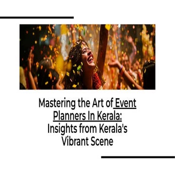 Event planners in Kerala | | PPT