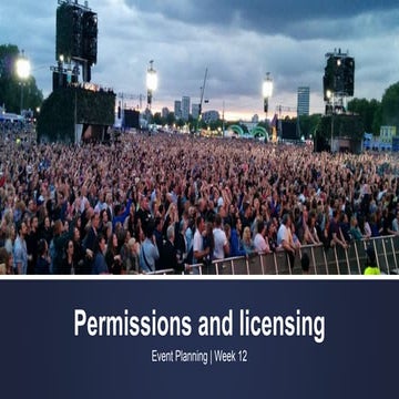 Permissions and licensing | PPTX