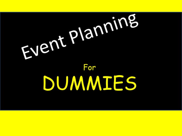 Event management ppt. | PPTX