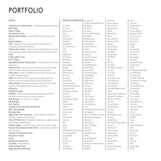 Event portfolio | PDF | Hip Hop Music | Music