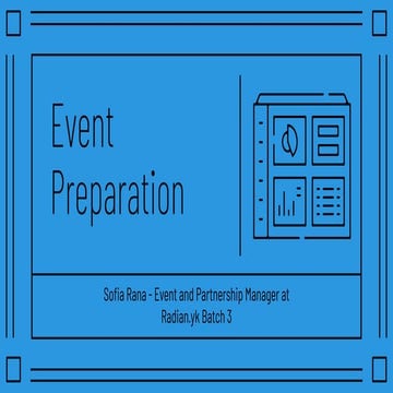 Event prep.pdf | Computer Software and Applications | Computing