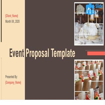 Event Proposal Template PowerPoint Presentation Slides | PDF