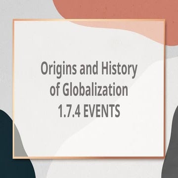 THE CONTEMPORARY WORLD Events AROUND THE WORLD..pptx