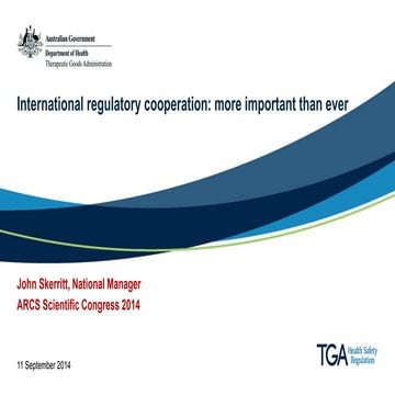 International regulatory cooperation: more important than ever | PPT