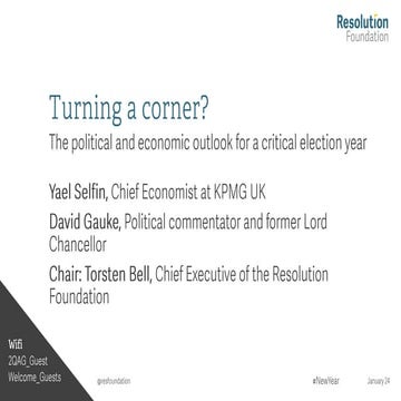 Turning a corner? The political and economic outlook for a critical ...
