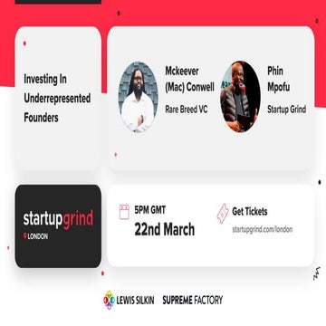 Startup Grind London Event Slides March 2022 | PDF