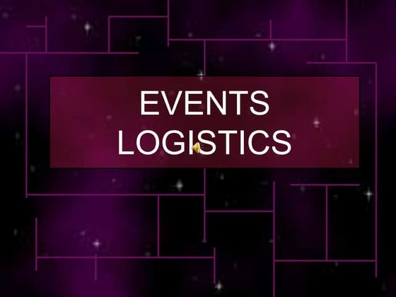 Chapter 4 Event Staging | PPTX | Food & Drink