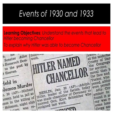 Events of 1932_and_1933 slide share | PPT