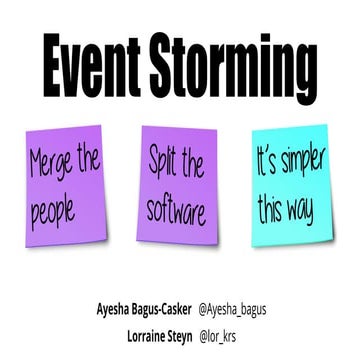 Gathering Requirements Through Event Storming | PDF